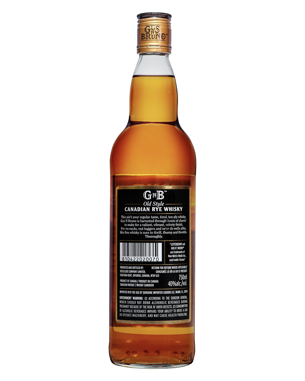 Gus N' Bruno | Old Style Canadian Whisky